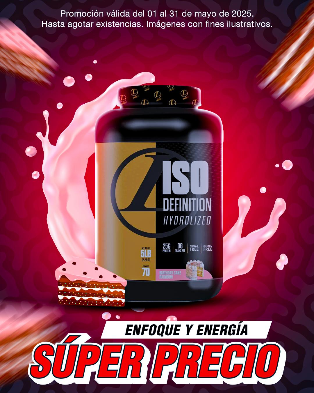 SÚPER PRECIO | LANDERFIT PROTEINA ISO DEFINITION | 5 LBS - Vitalike